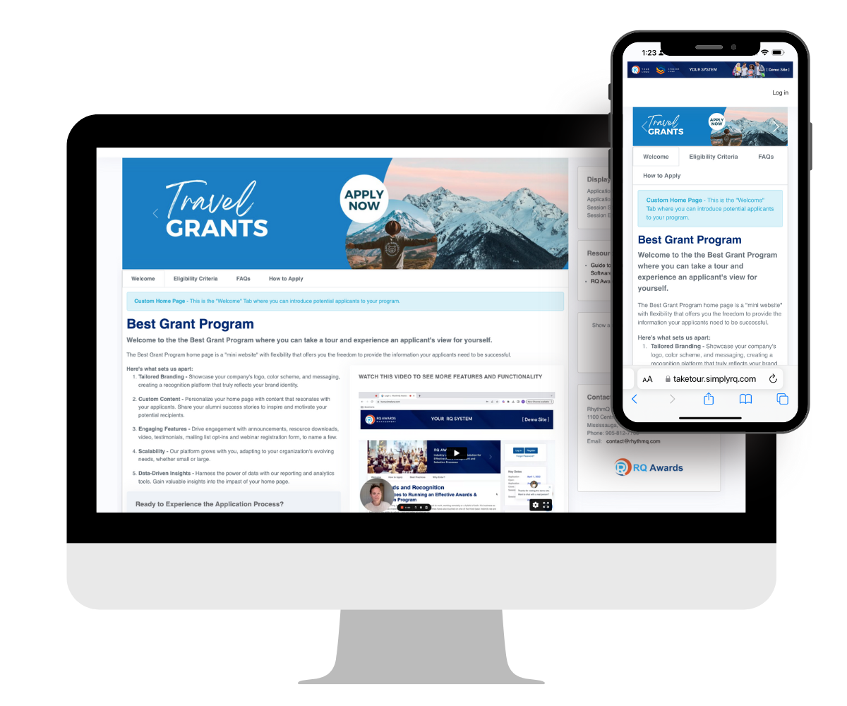 Grant Management Solution - RQ Platform